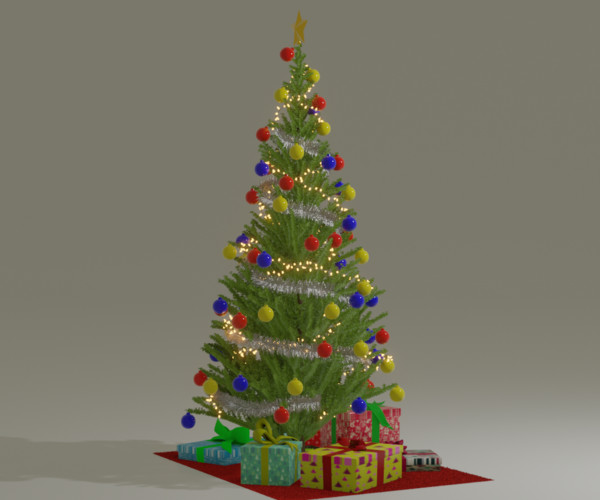 ArtStation - Christmas tree in Blender | Resources