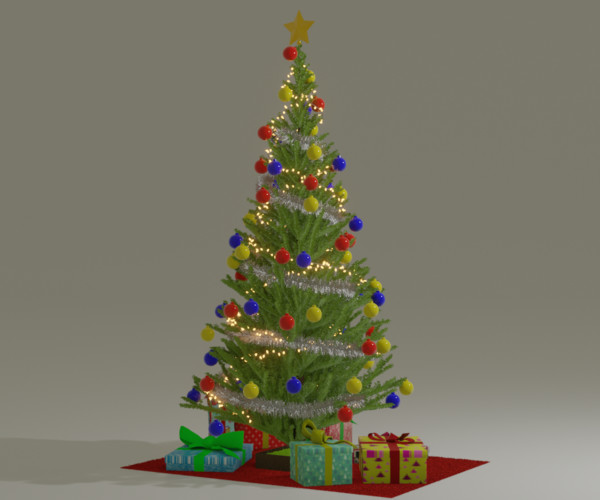 ArtStation - Christmas tree in Blender | Resources