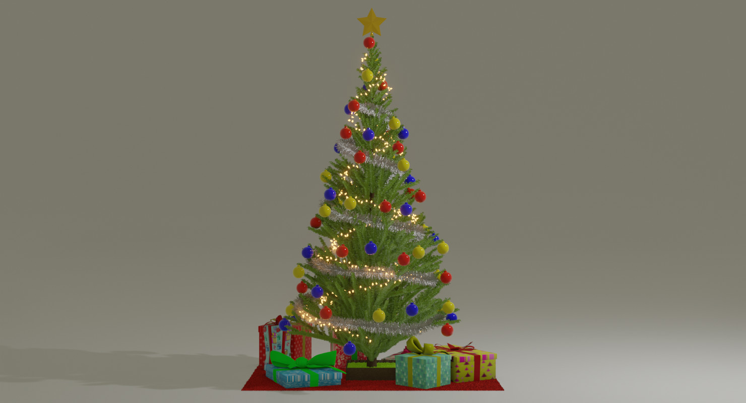 ArtStation - Christmas tree in Blender | Resources