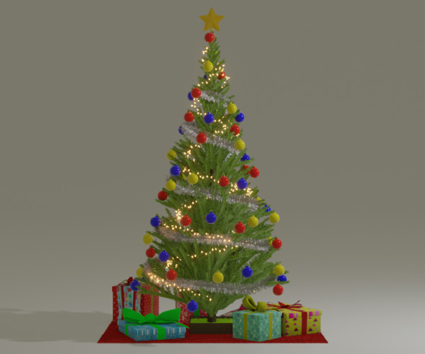 ArtStation - Christmas tree in Blender | Resources