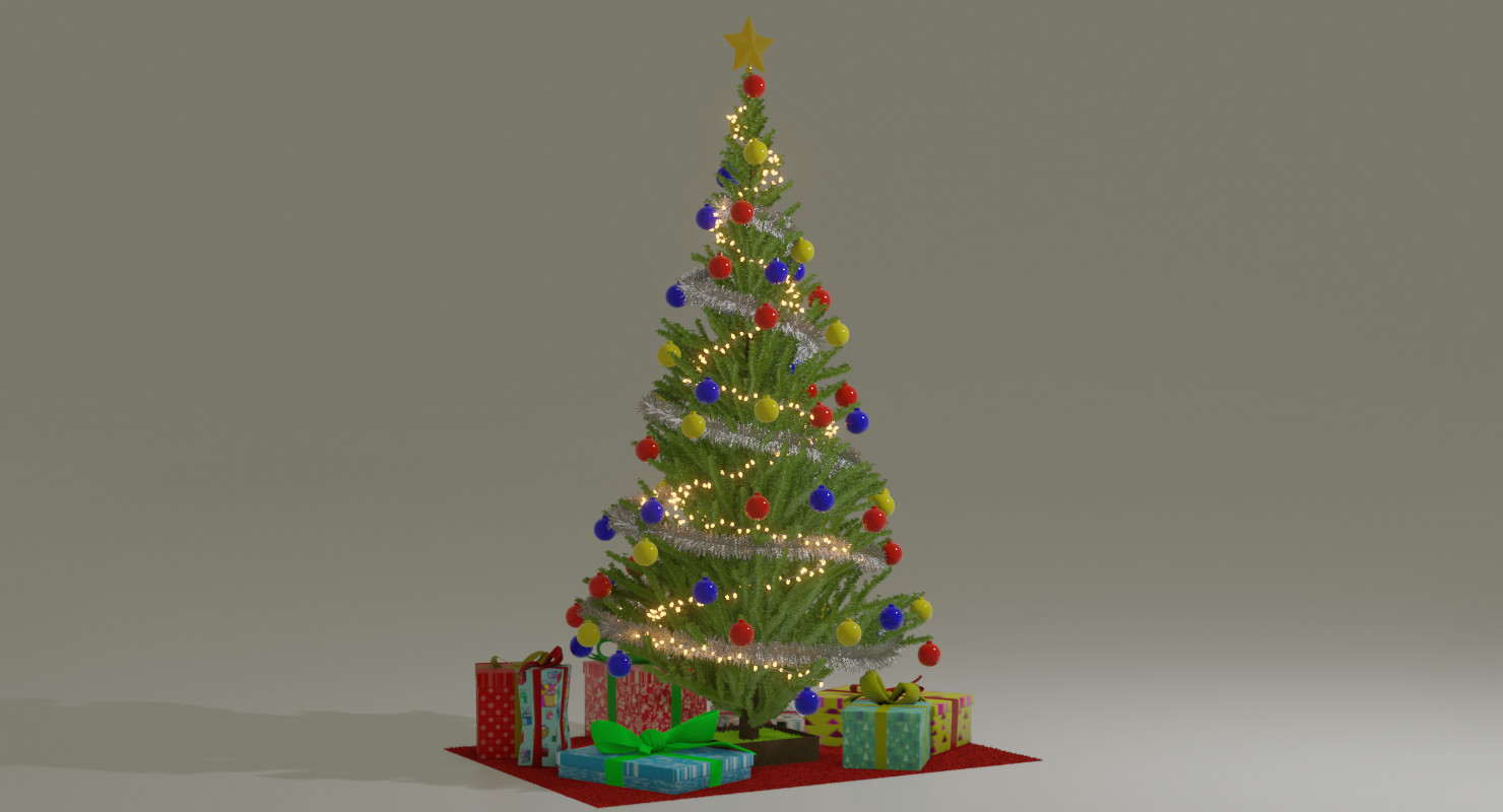 ArtStation - Christmas tree in Blender | Resources