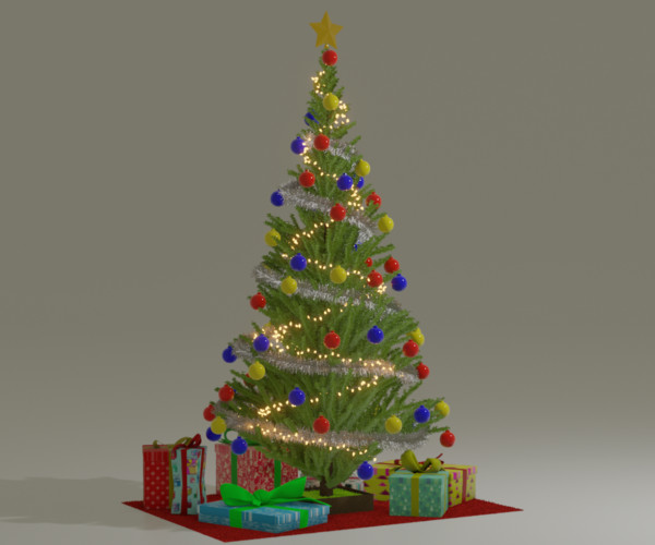 ArtStation - Christmas tree in Blender | Resources