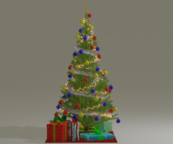 ArtStation - Christmas tree in Blender | Resources