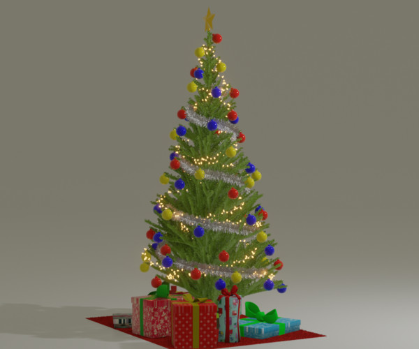 ArtStation - Christmas tree in Blender | Resources