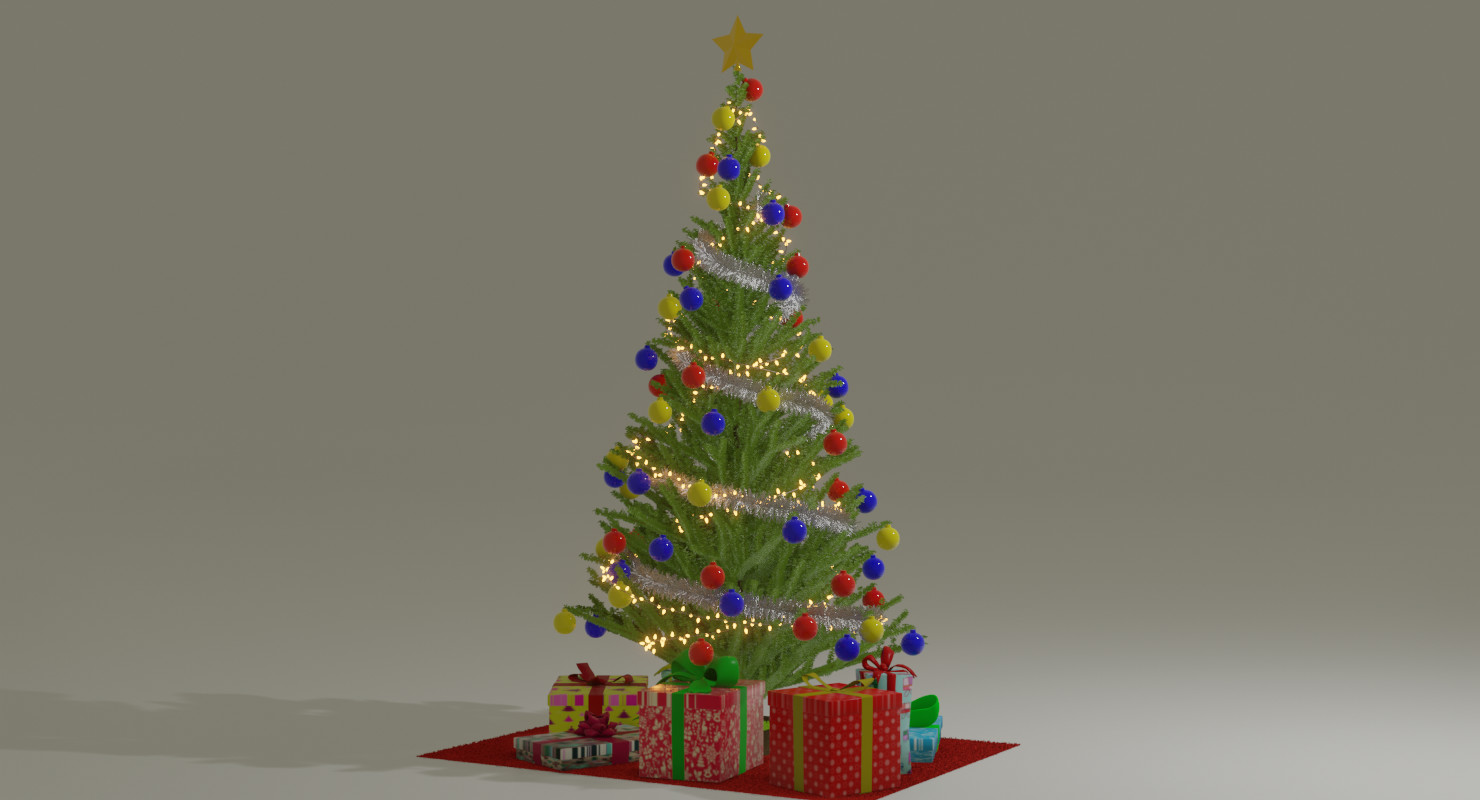ArtStation - Christmas tree in Blender | Resources