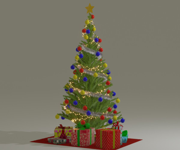 ArtStation - Christmas tree in Blender | Resources