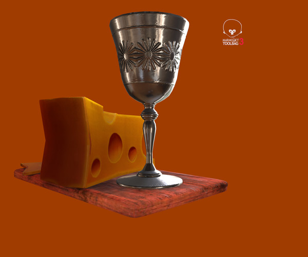 ArtStation - Wine And Cheese | Game Assets