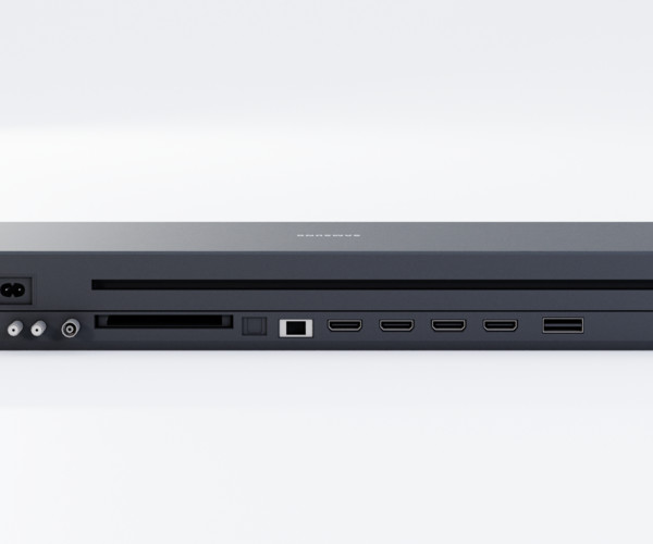 ArtStation - Samsung TV Q90 Set - Television, Remote, Box | Resources