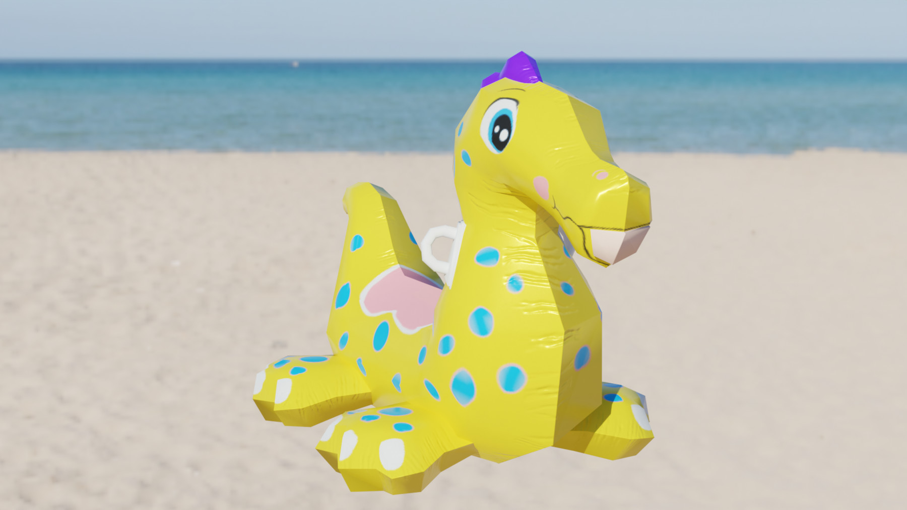 ArtStation - Dinosaur Inflatable Toy | Game Assets