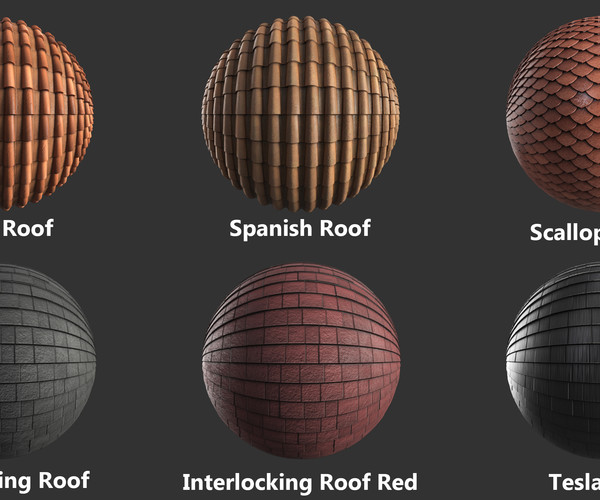 Roof Textures For 3ds Max