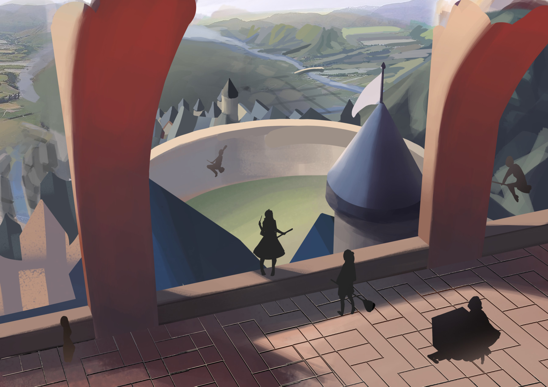 ArtStation - The Castle of Wizards Raw PSD | Artworks