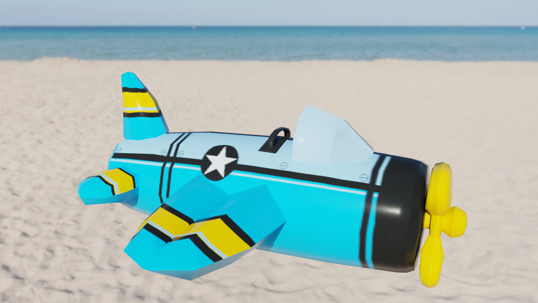 ArtStation - Plane Inflatable Toy | Game Assets
