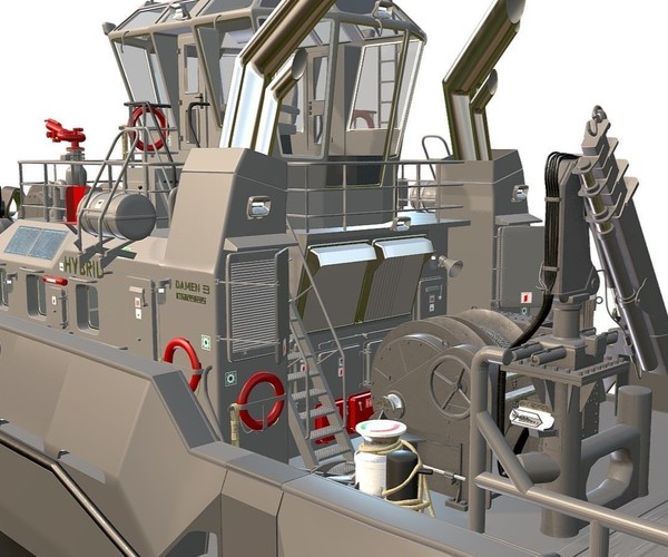 ArtStation - Military Tugboat ASD | Resources