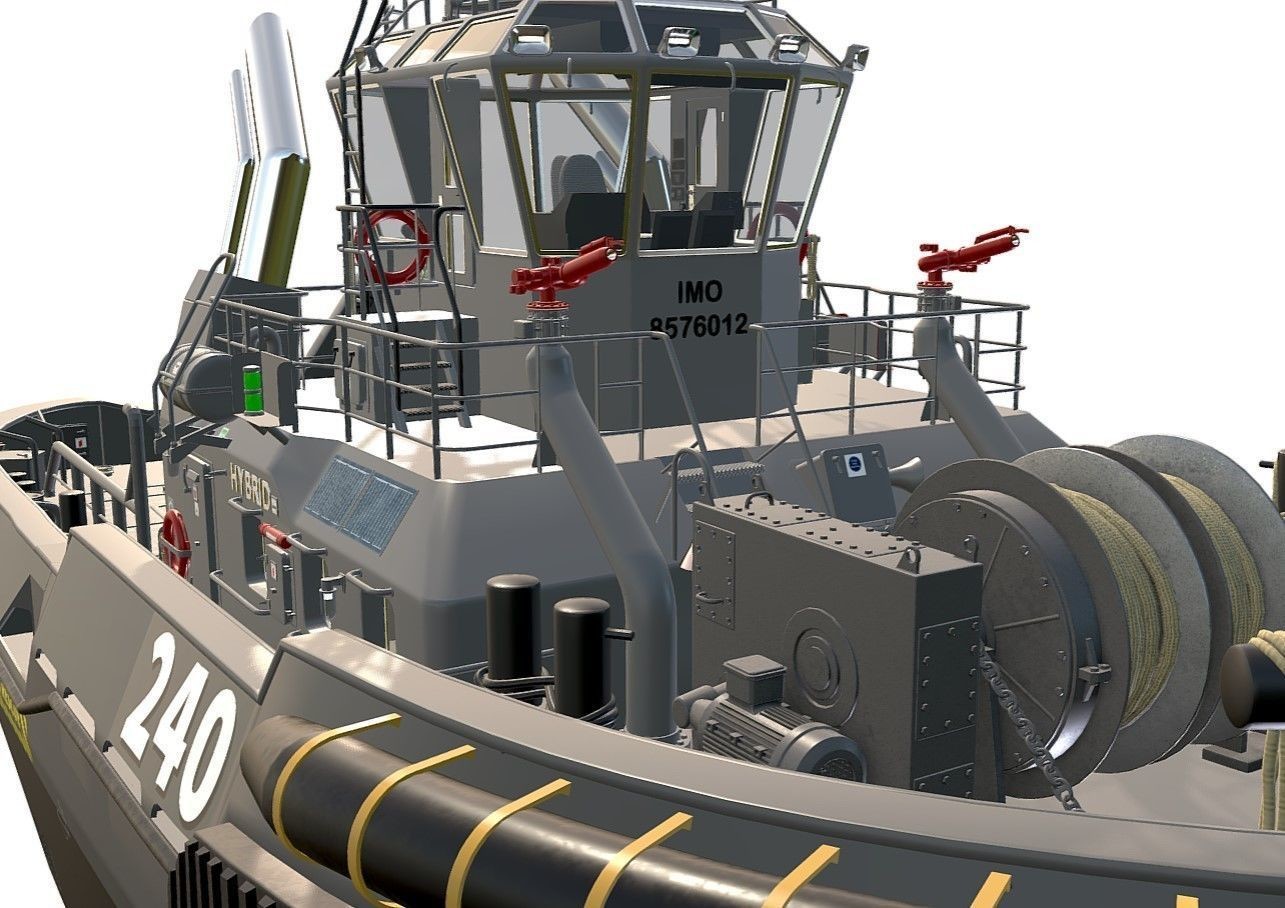 ArtStation - Military Tugboat ASD | Resources
