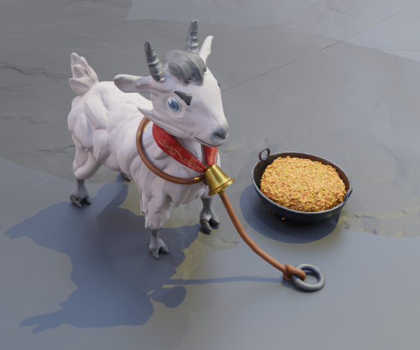 ArtStation - Stylized Goat | Resources