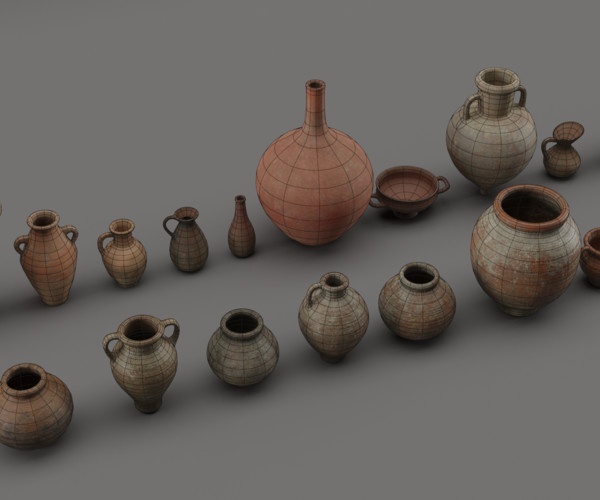 ArtStation - Clay Pots and Jugs Collection | Resources