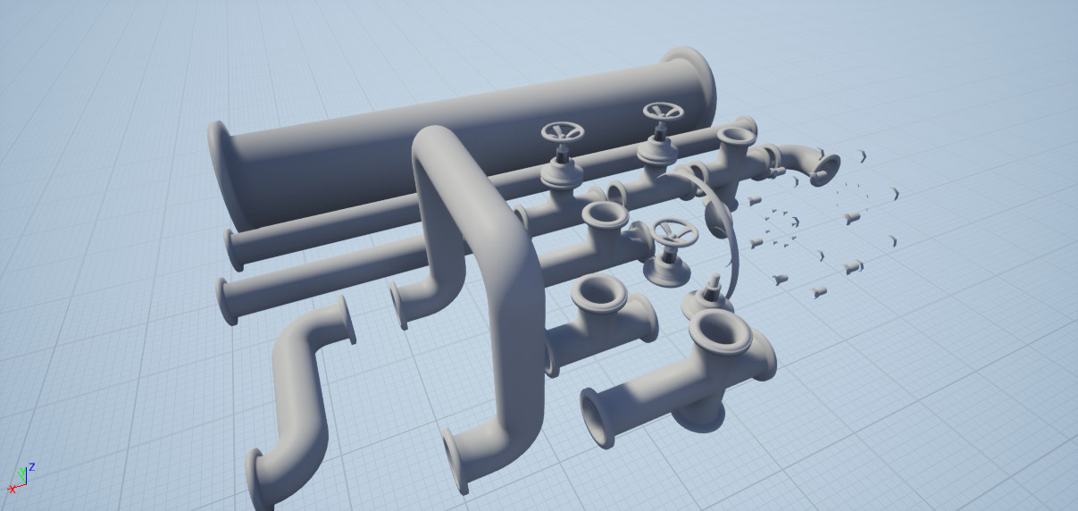 ArtStation - Modular pipe Pack | Game Assets