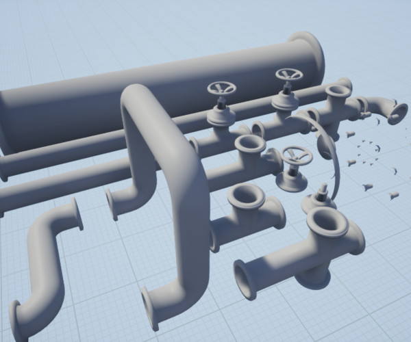 ArtStation - Modular pipe Pack | Game Assets