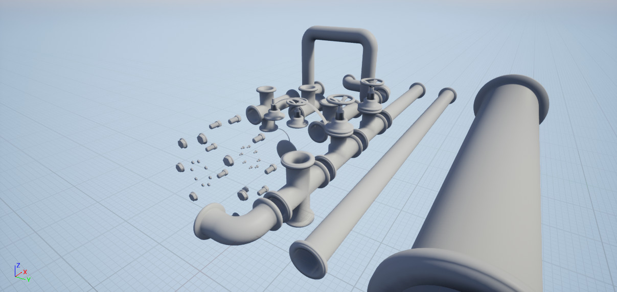 ArtStation - Modular pipe Pack | Game Assets