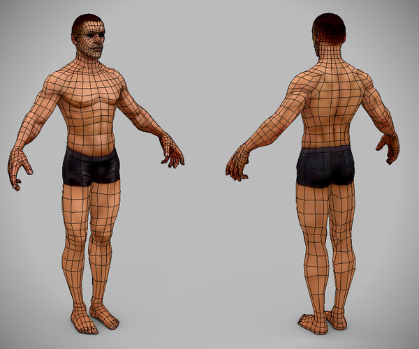 ArtStation - hand Painted Male Baemesh | Game Assets