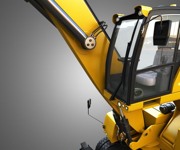 ArtStation - MH3022 Material Handlers Vehicle 3D model | Resources