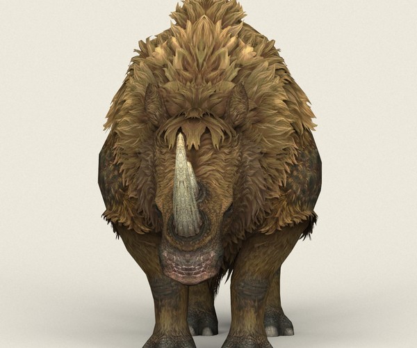 ArtStation - Ice Age Rhinoceros | Resources