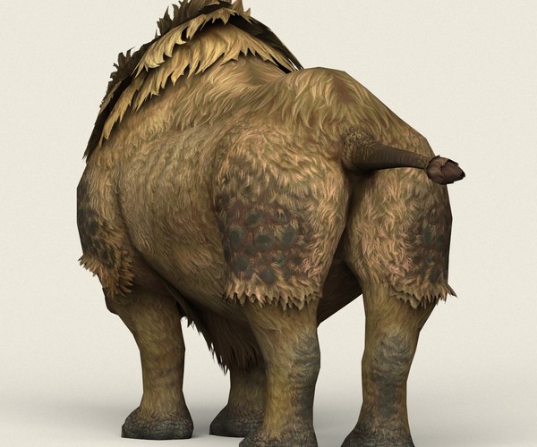 ArtStation - Ice Age Rhinoceros | Resources