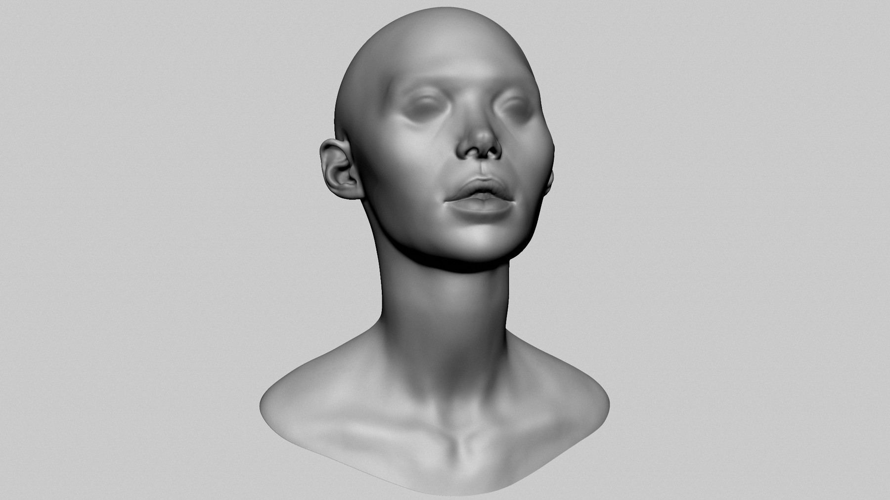 ArtStation - Base Female Head 06 | Resources