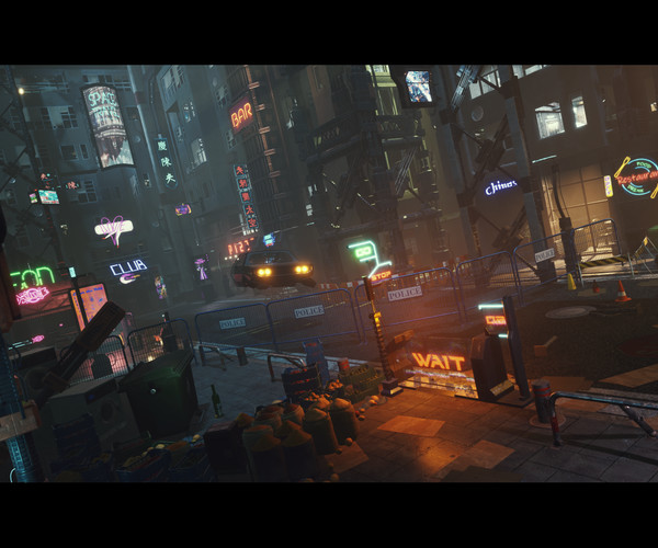 ArtStation - Cyberpunk Environment Megapack (Modular / with Interiors ...