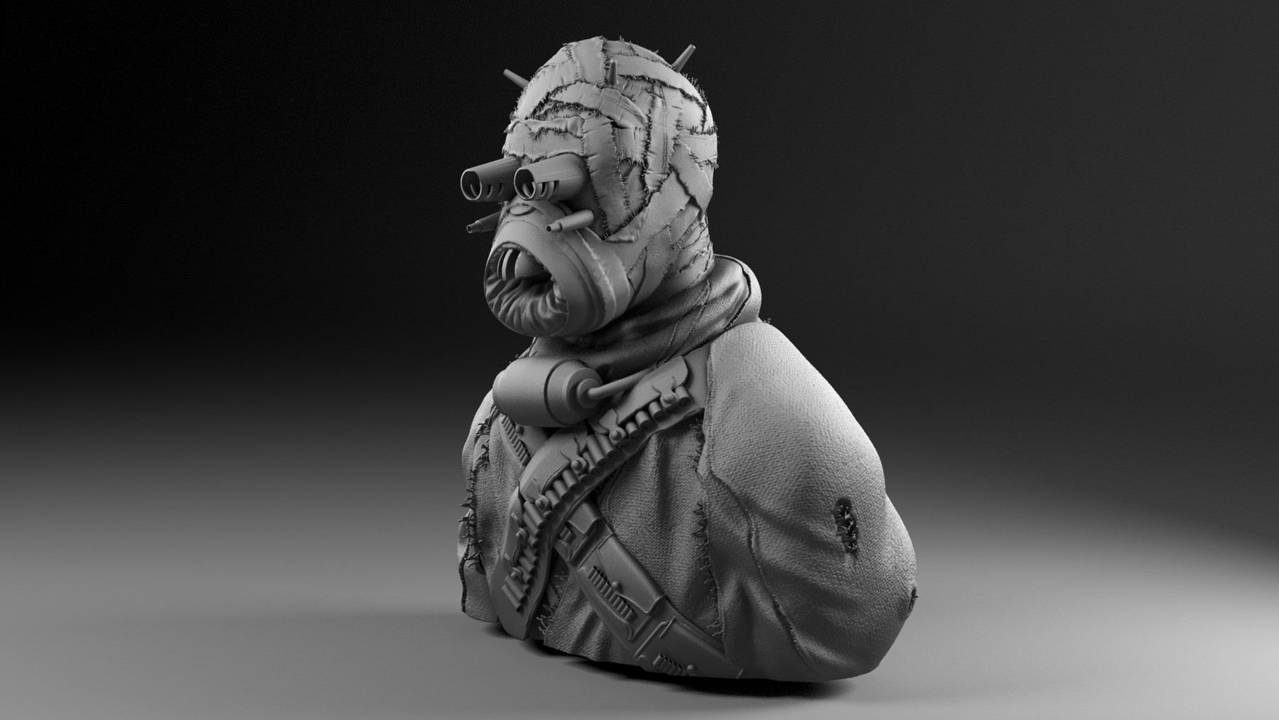 ArtStation - Tusken Raider - Sand People - Star Wars episode IV A new ...