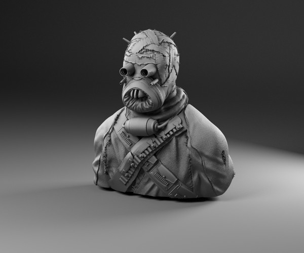 ArtStation - Tusken Raider - Sand People - Star Wars episode IV A new ...