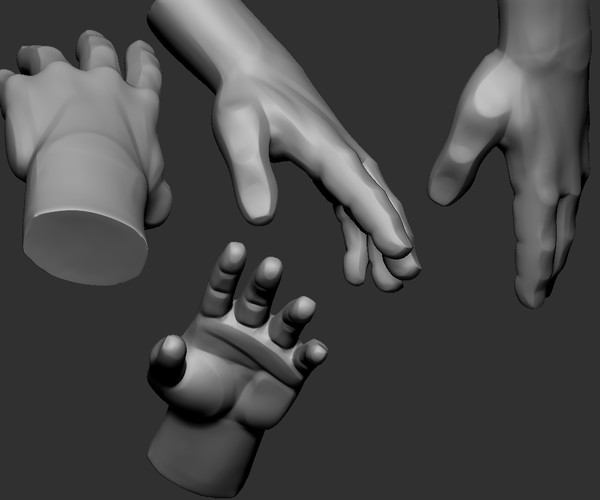 ArtStation - Hand1 stylized | Resources