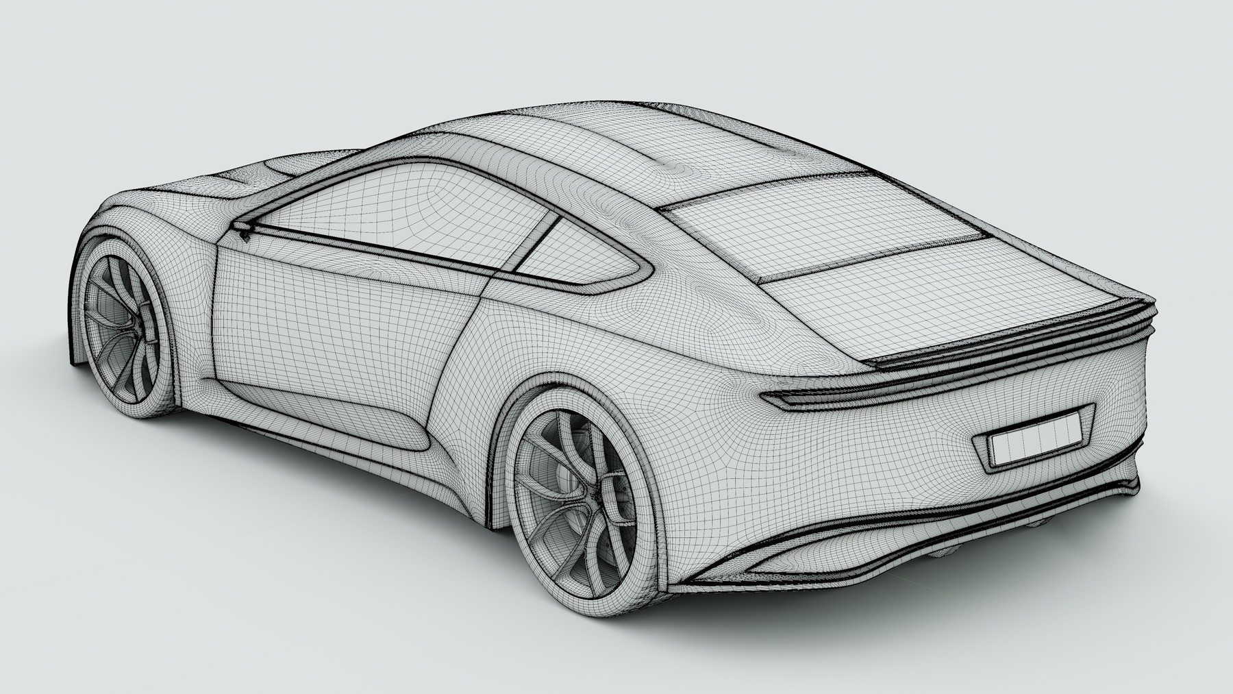 ArtStation - Generic 2 door electric Sports Car | Resources