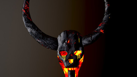 ArtStation - Demon mask | Game Assets