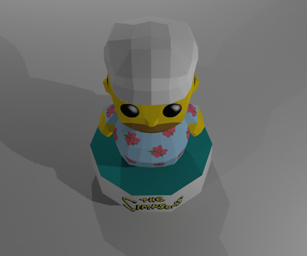 ArtStation - Homer Simpson Papercraft | Resources