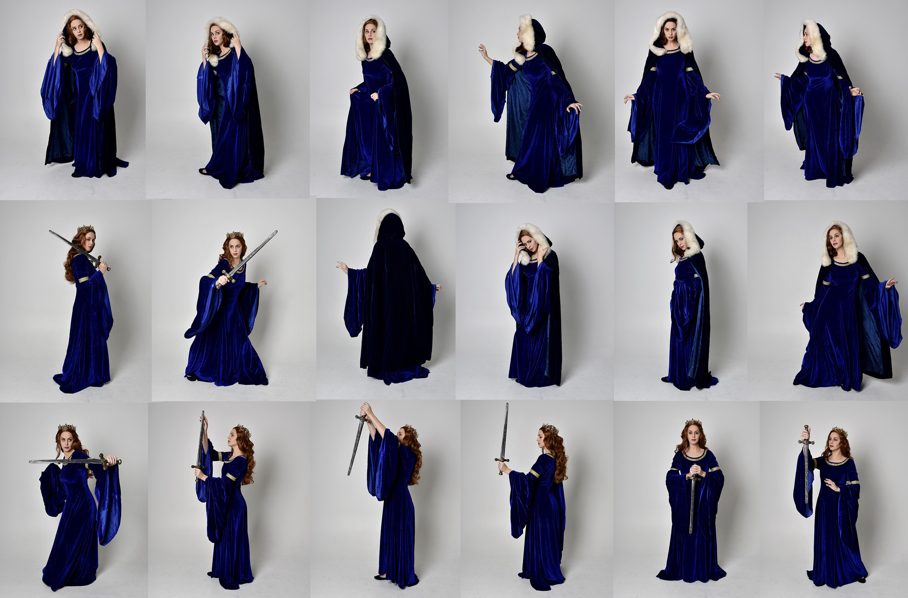 ArtStation - x101 - Medieval Lady - Reference Pose Pack | Resources