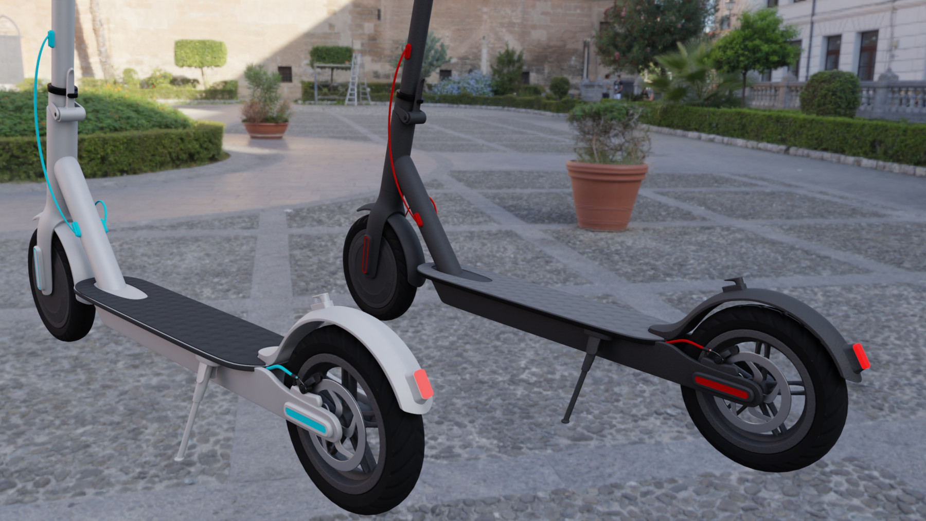 ArtStation - Electric Scooter 3D Model | Game Assets