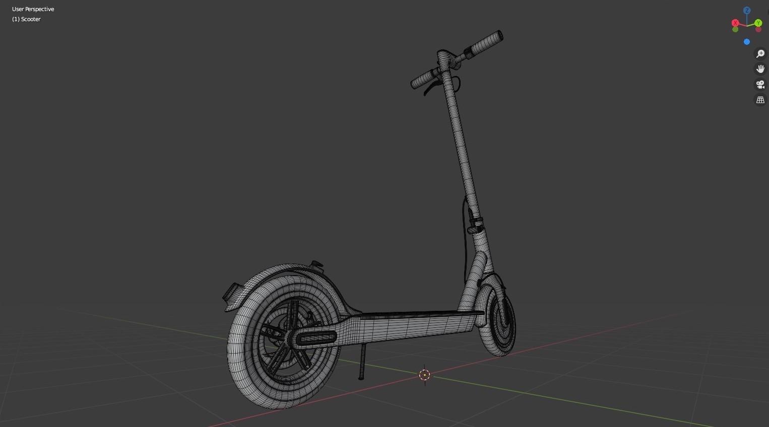 ArtStation - Electric Scooter 3D Model | Game Assets