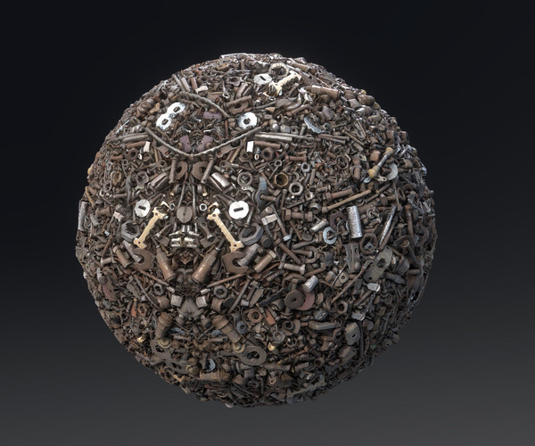 ArtStation - Metal garbage. Photogrammetry PBR textures. | Game Assets