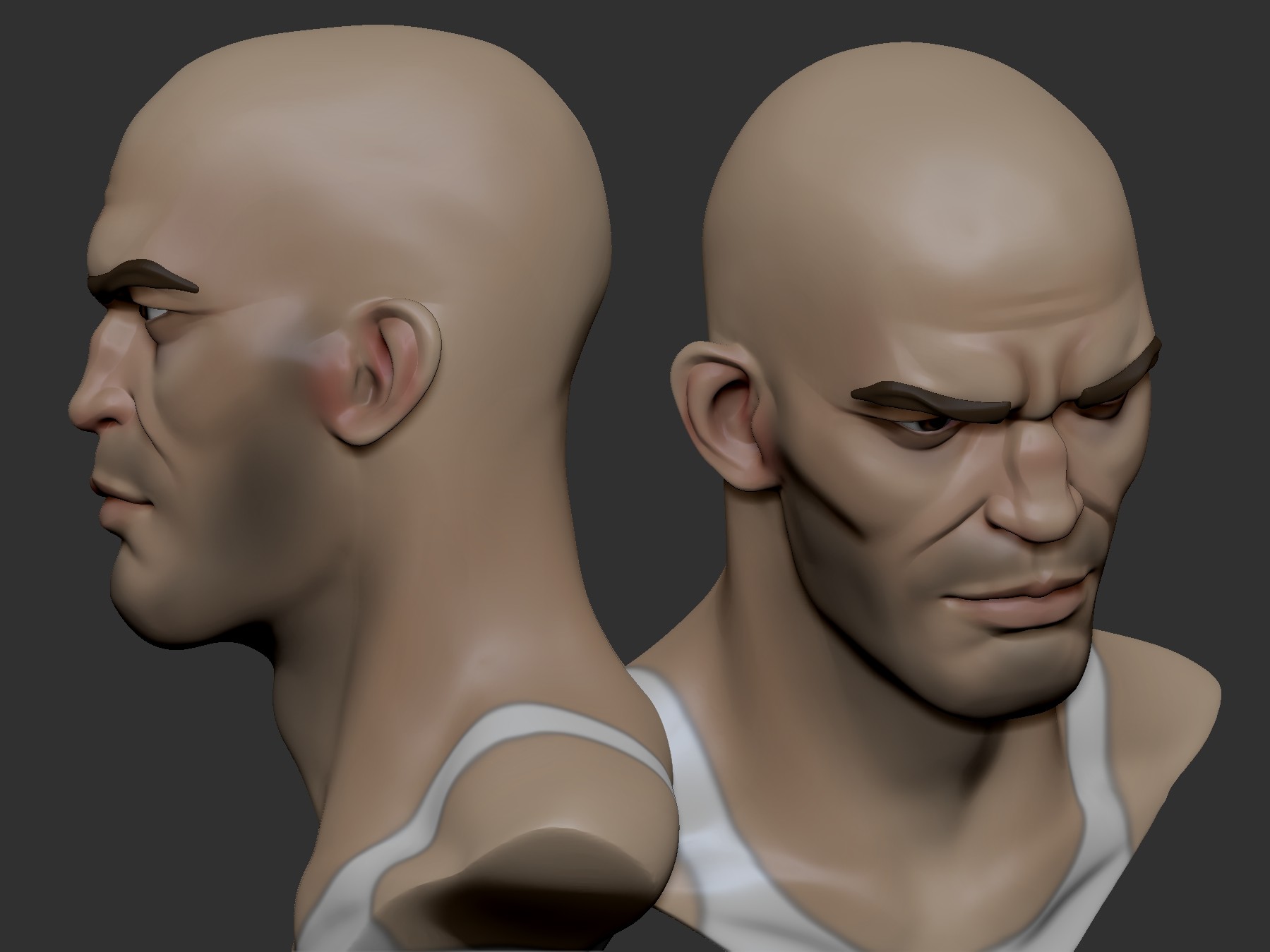 ArtStation - Stylized head male44 | Resources