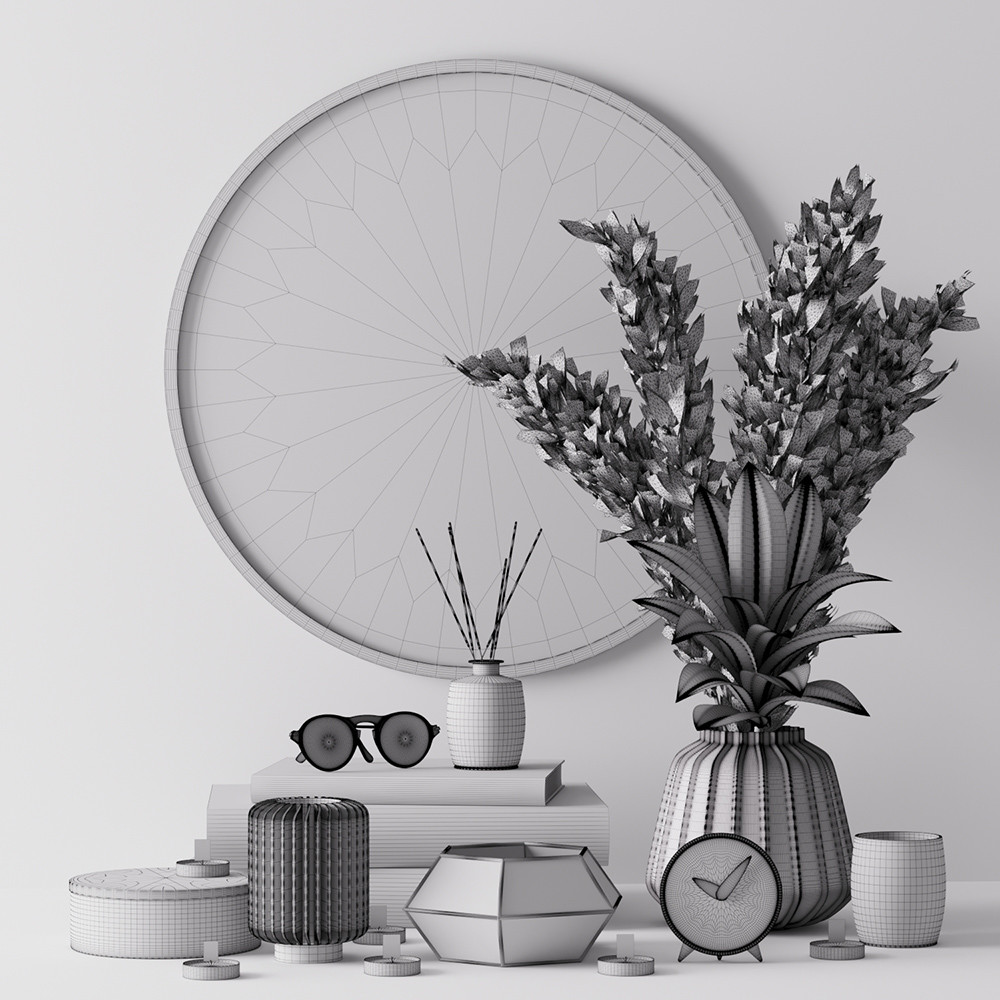 ArtStation - Black Decorative Set | Resources