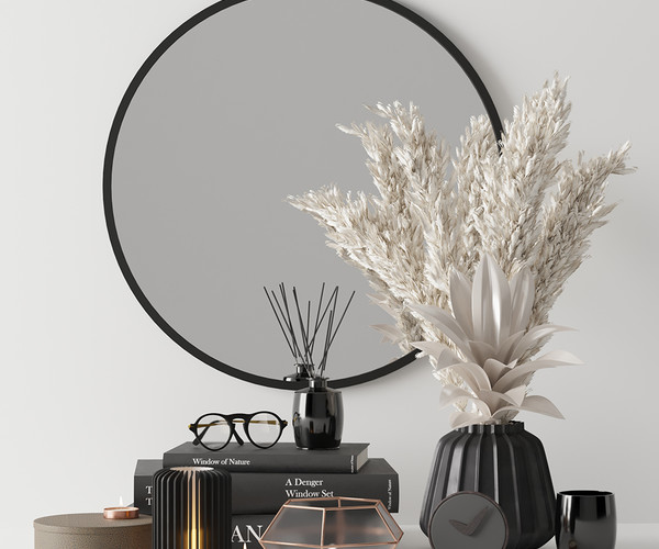 ArtStation - Black Decorative Set | Resources