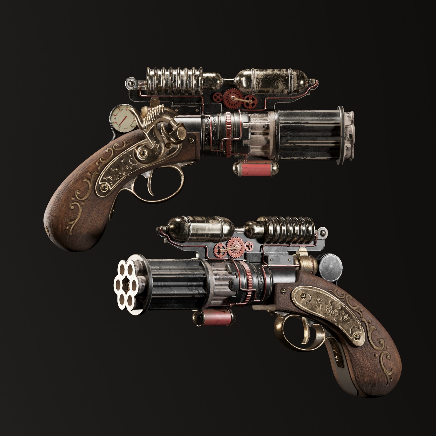 ArtStation - Steampunk Gun | Resources