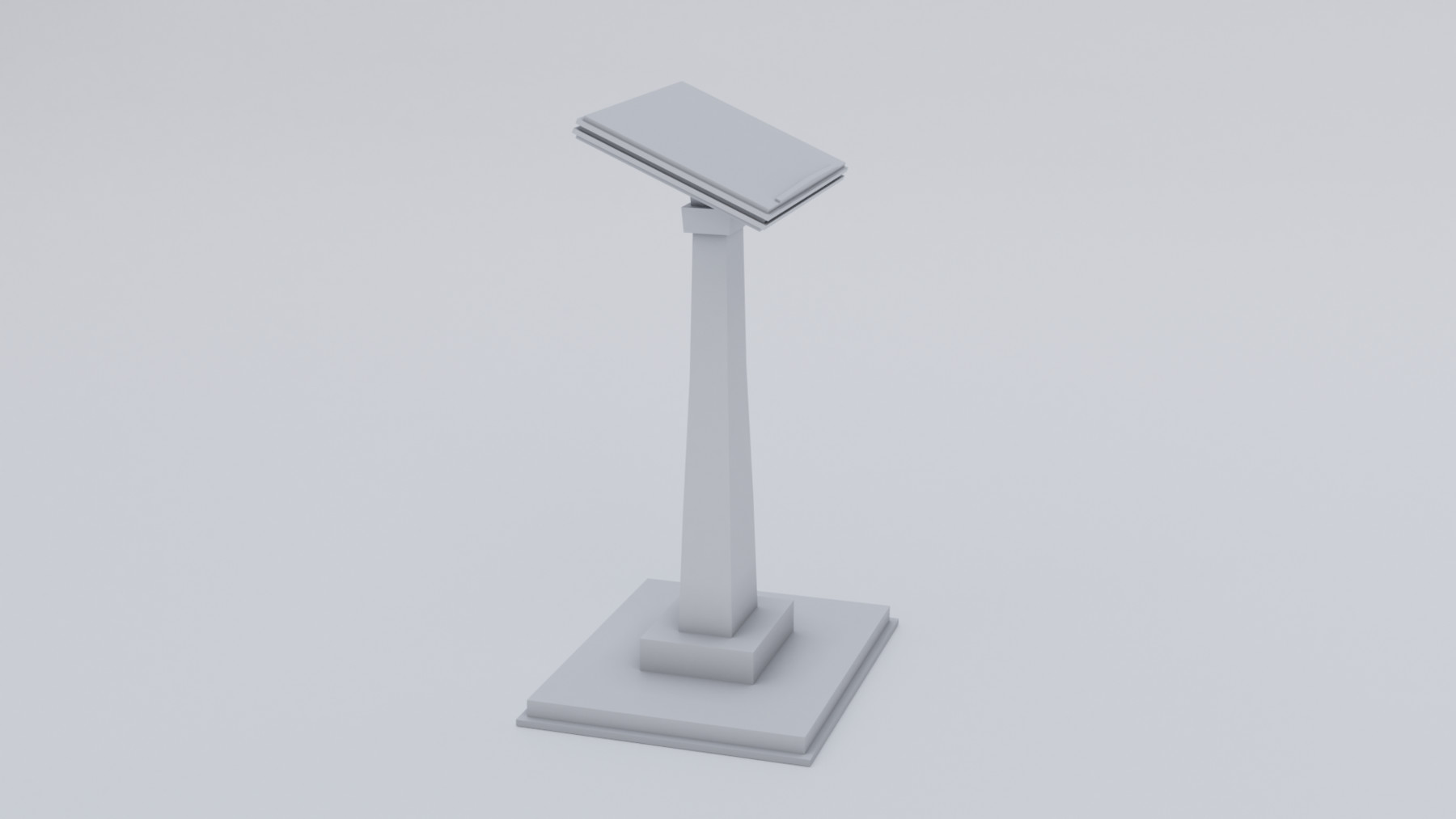 ArtStation - Thin pulpit (lectern) | Resources