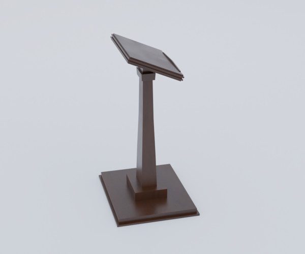 ArtStation - Thin pulpit (lectern) | Resources