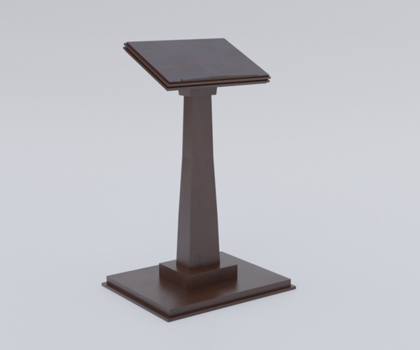 ArtStation - Thin pulpit (lectern) | Resources
