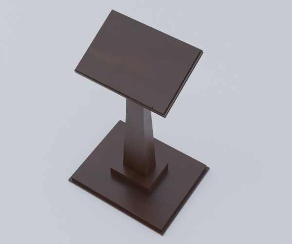 ArtStation - Thin pulpit (lectern) | Resources