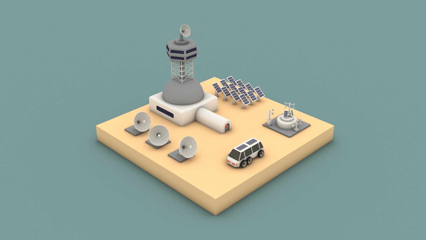 ArtStation - Low Poly Space Pack | Game Assets