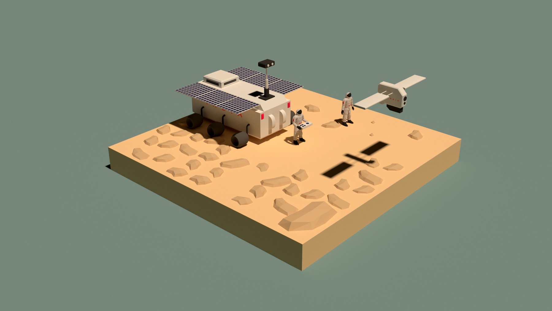 ArtStation - Low Poly Space Pack | Game Assets