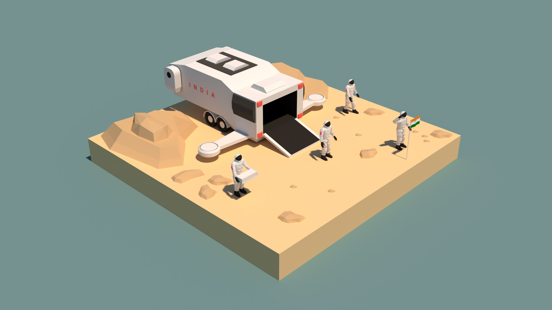 ArtStation - Low Poly Space Pack | Game Assets